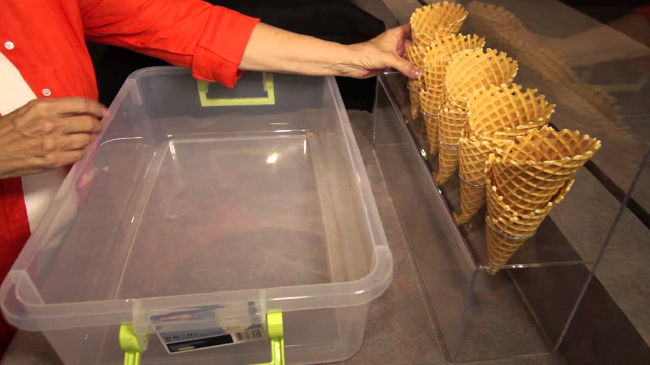 cone storage - YouTube