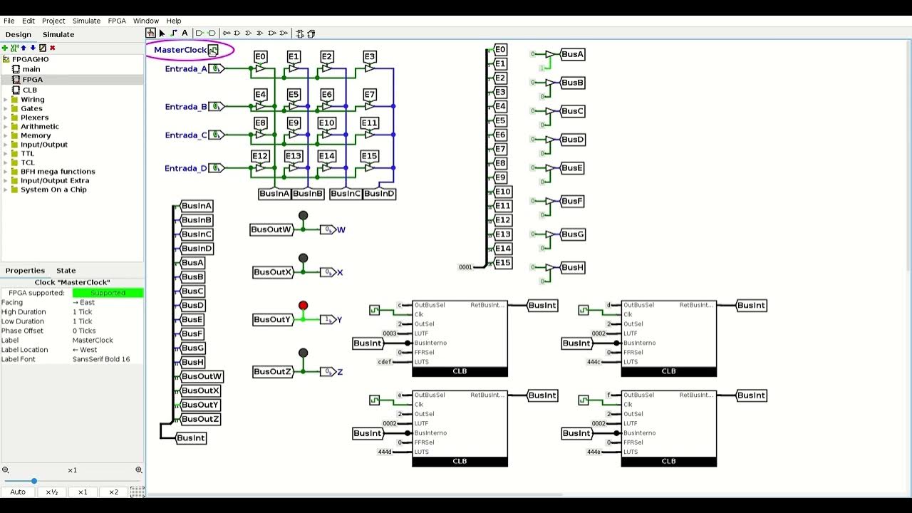 One Hot (Ring) Counter on simulated FPGA - YouTube