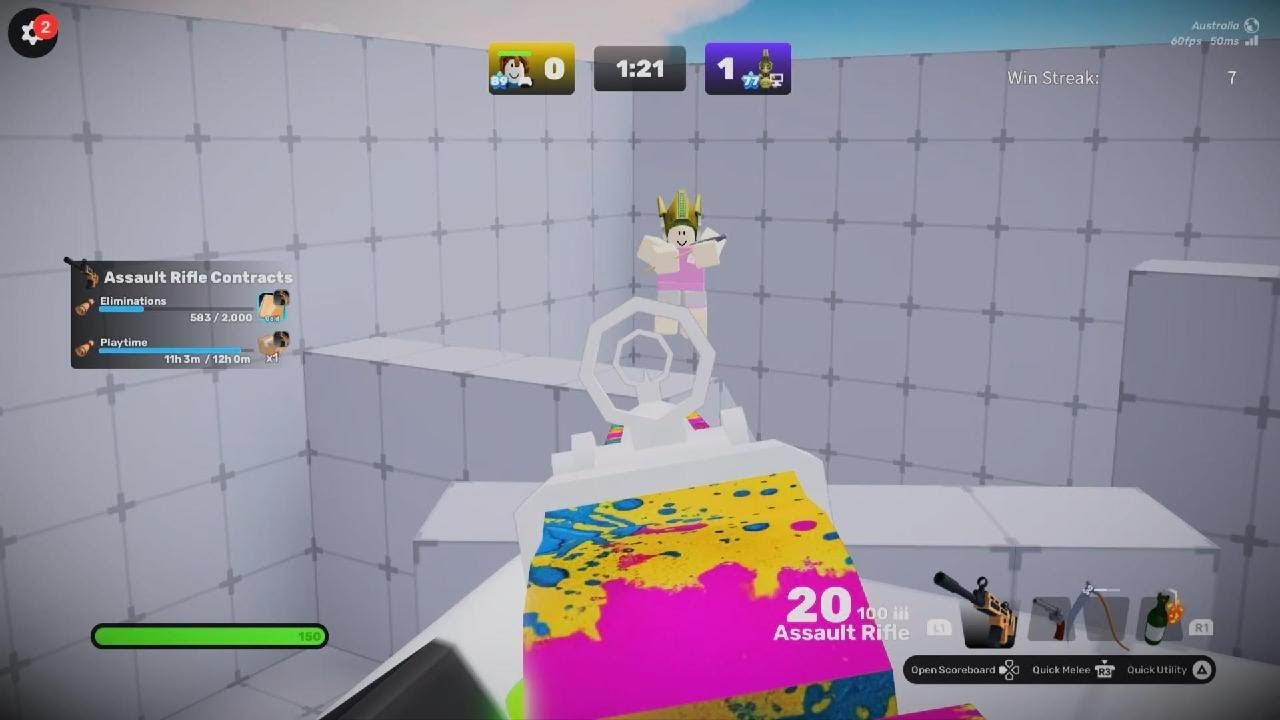 Getting 10 win streak in rivals ps5 - YouTube