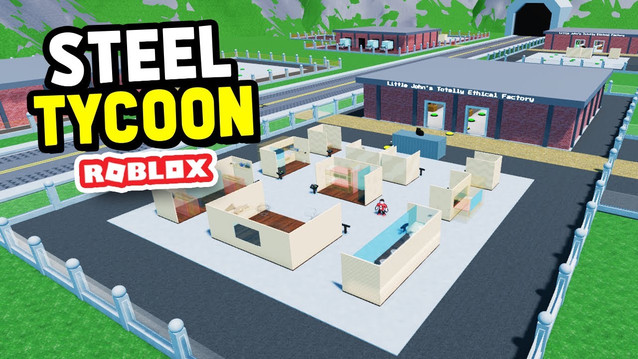 Building a STEEL PLANT to Build Houses in Roblox Galvanized Square ...