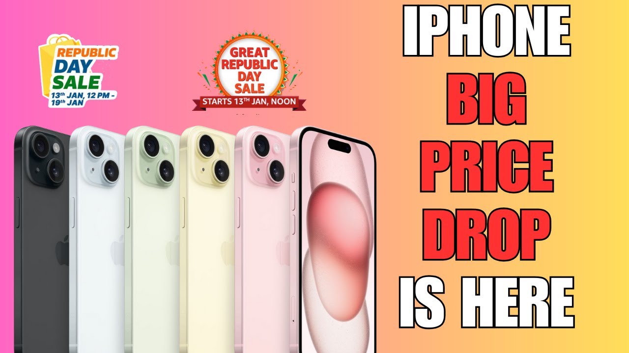 iPhone PRICE DROP || Amazon / Flipkart Republic Day Sale - YouTube
