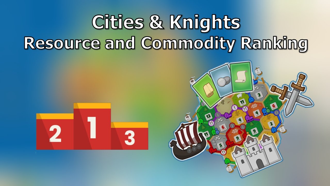 Catan Cities & Knights Resource and Commodity Ranking - YouTube