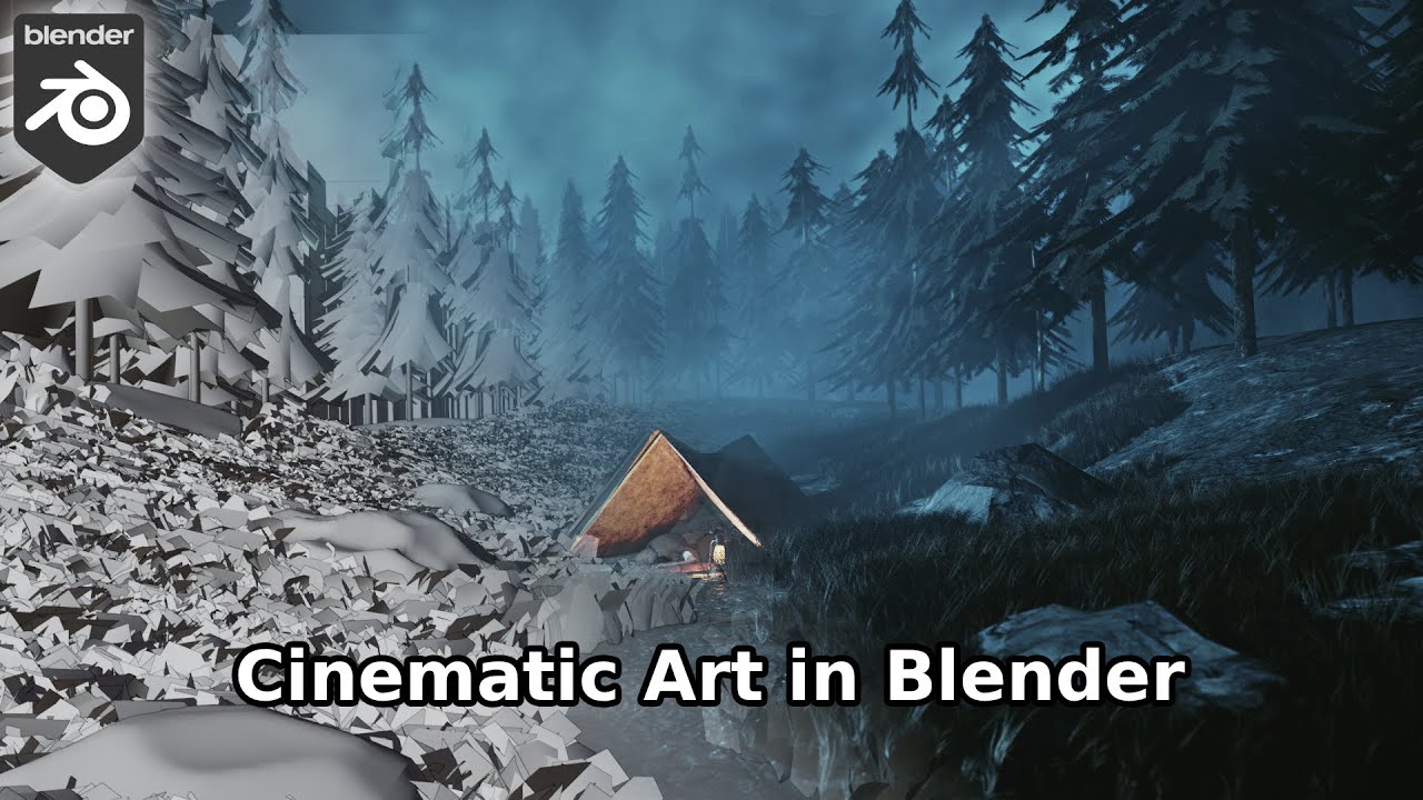 Build a Cinematic Environment Scene in Blender | Step by Step Tutorial ...
