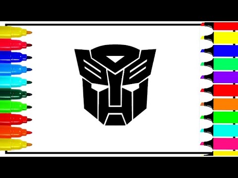 How to draw Autobots logo | Transformer bumblebee - YouTube