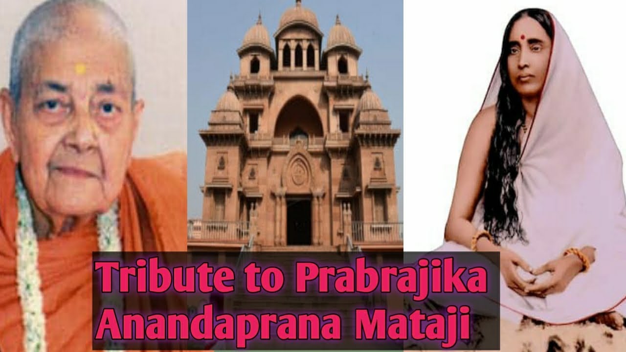 Tribute to Prabrajika Anandaprana Mataji 5th president of sri Sarada ...