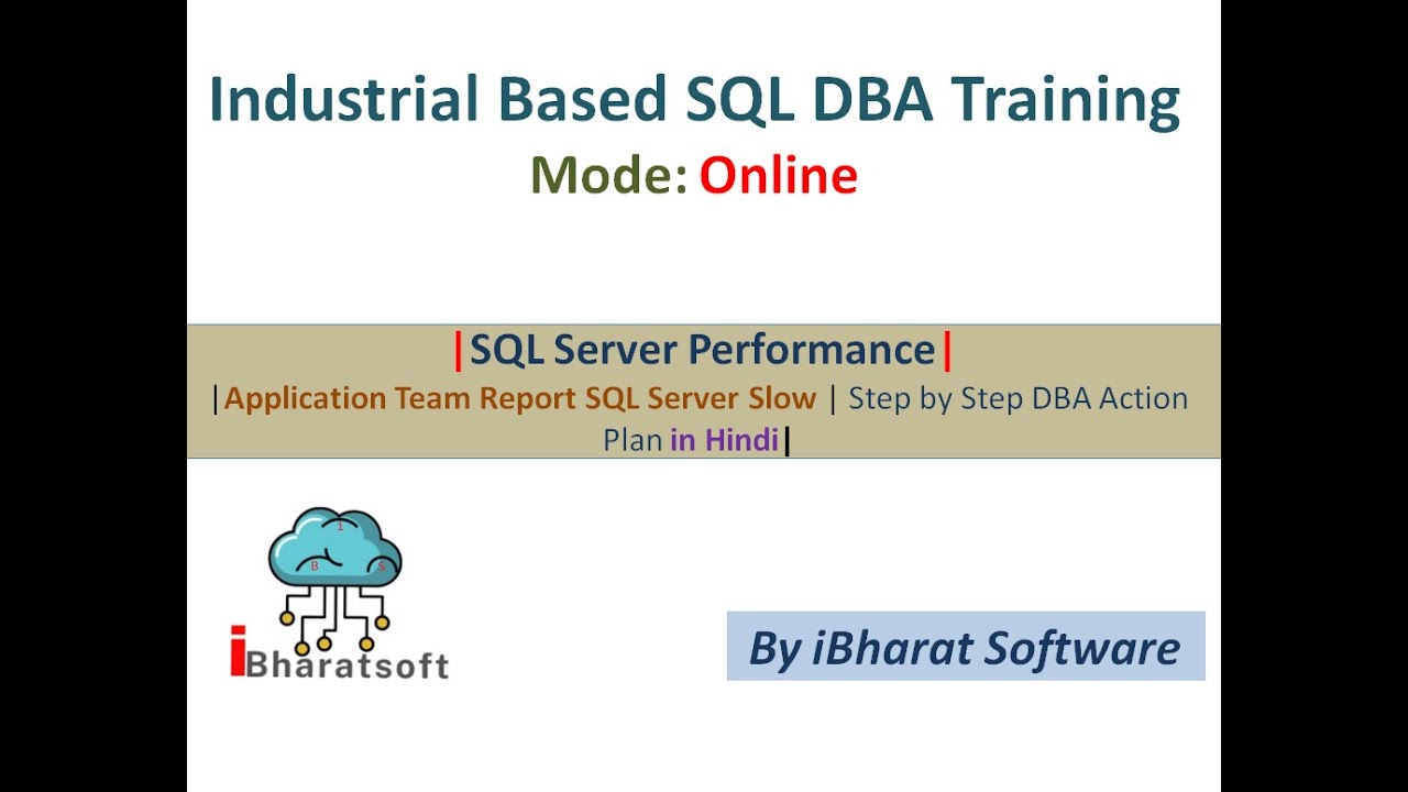 78. Application Team Report SQL Server Slow | Step by Step DBA Action ...