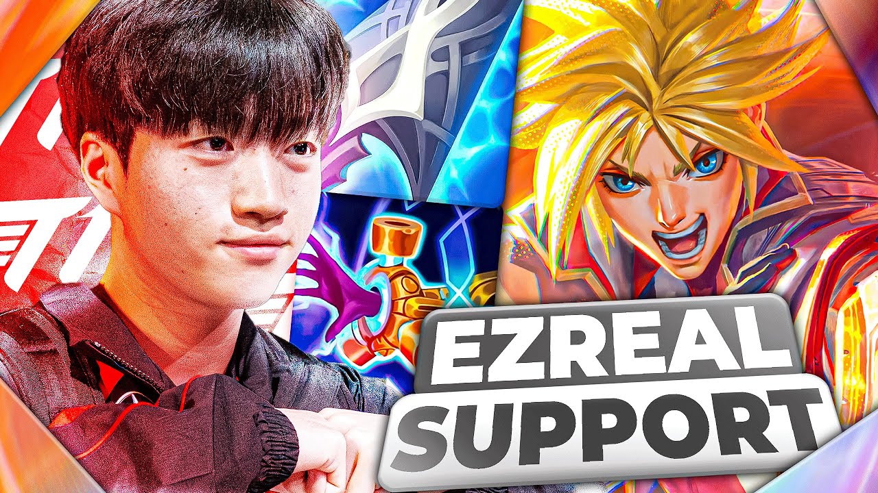 ¡T1 KERIA ROMPE EL META CON EZREAL SUPPORT! 😨 // T1 vs FOX LCK - YouTube