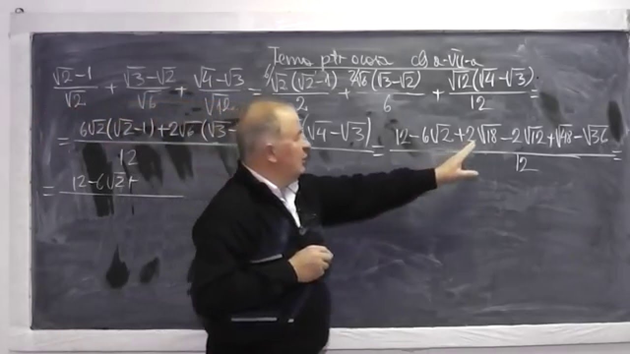 Lectia 796 - Rationalizarea numitorului Operatii cu radicali Radicali ...