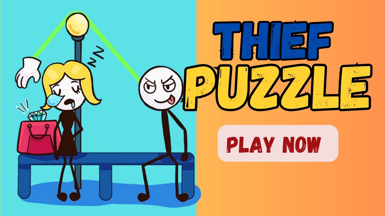 Stickman Thief Puzzle Funny Game Play | Andriod Game Play - YouTube