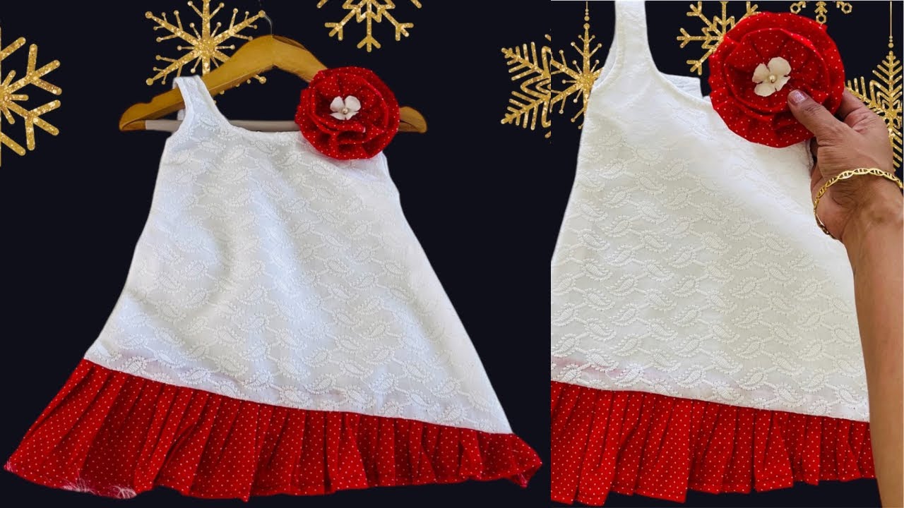 Very Easy Baby Frock Cutting and Stitching |A-line Frock Cutting and ...