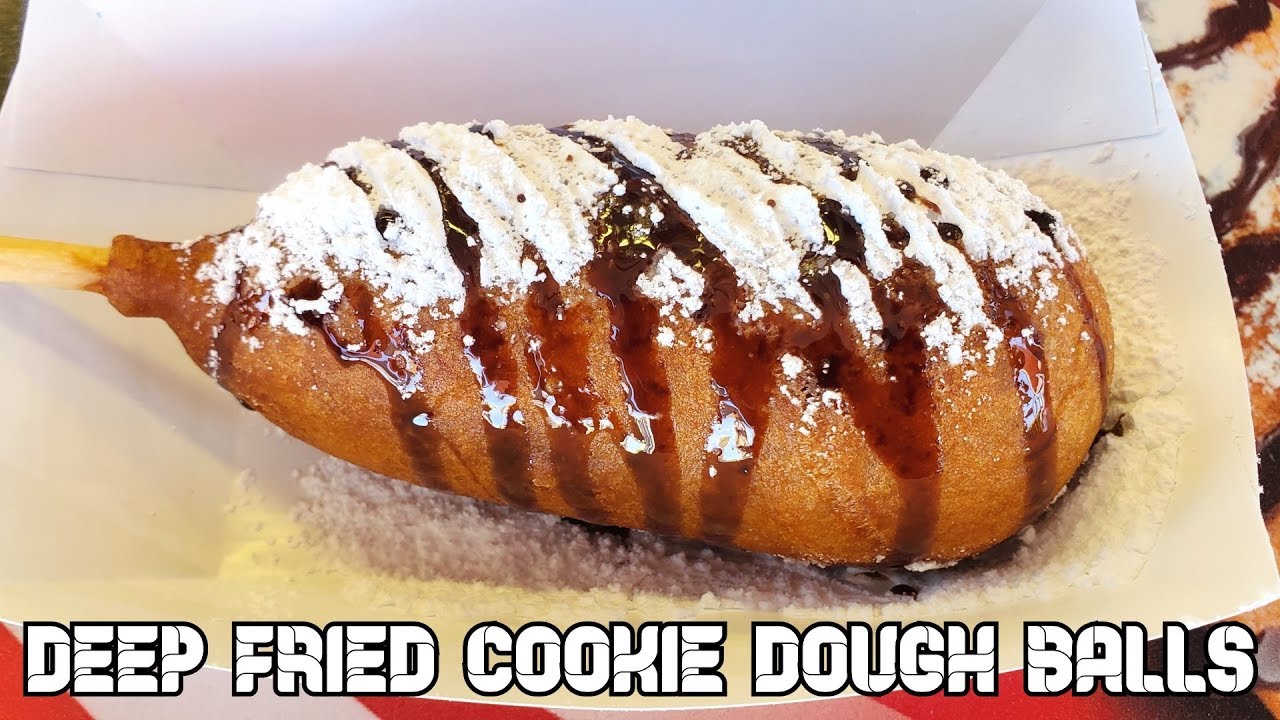 Deep Fried Cookie Dough Balls - LA County Fair 2019 - YouTube