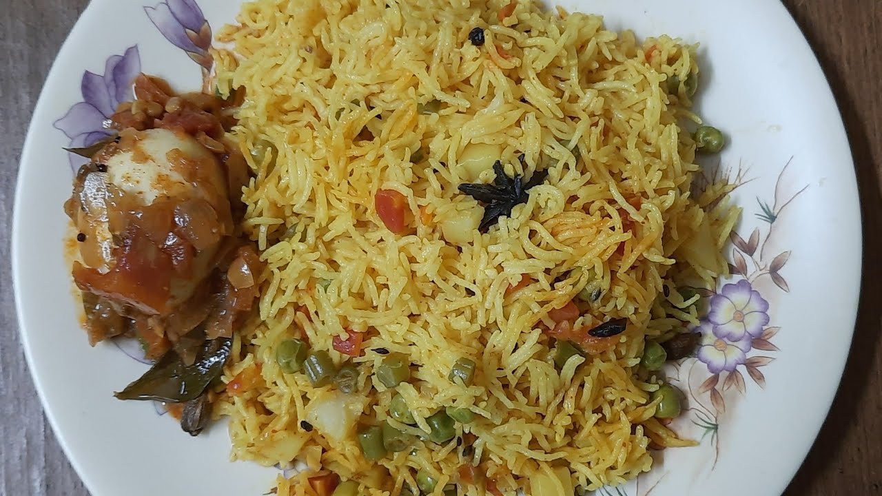 വെജിറ്റബിൾ റൈസ്‌|Vegetable Rice|मिक्स वेज राइस|Geetha's kitchen - YouTube
