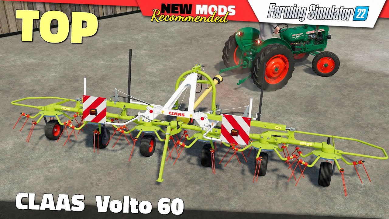 FS22 | CLAAS Volto 60 tedder - Farming Simulator 22 New Mods Review ...