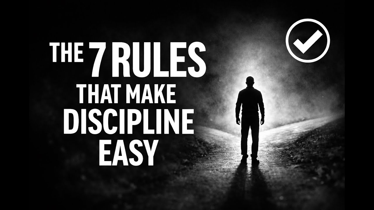 The 7 Rules That Make Discipline Easy - YouTube