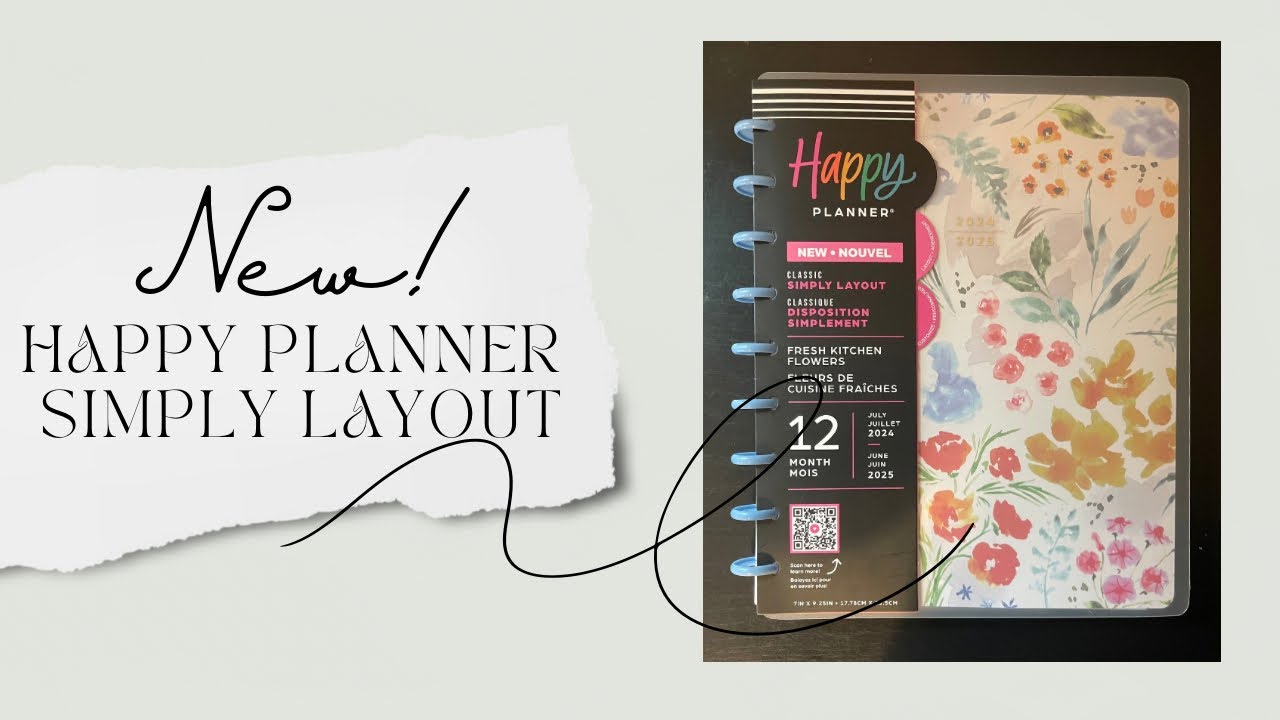 NEW!!! Happy Planner Simply Layout at Walmart - YouTube