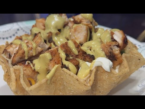 Homemade El pollo Loco Double Chicken Tostadas - YouTube