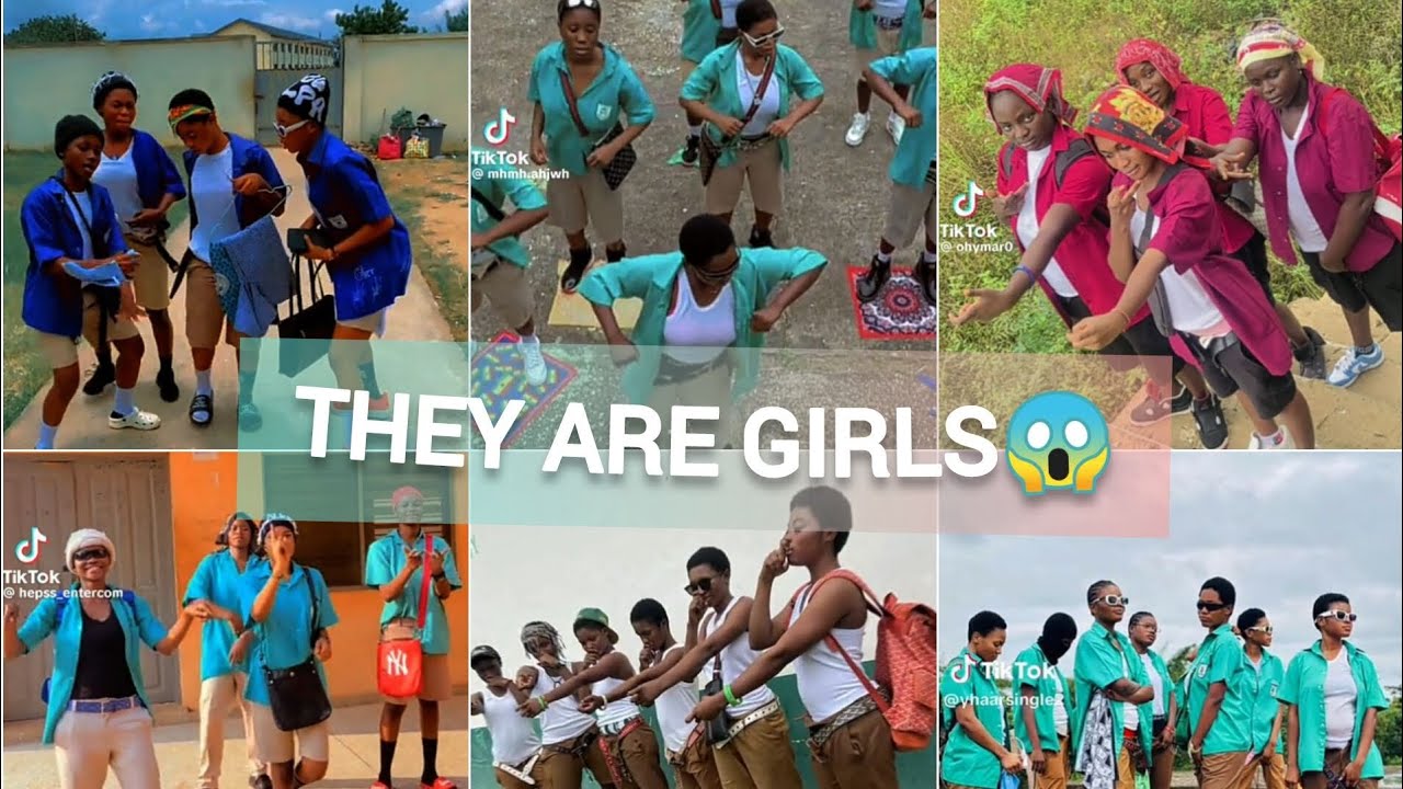 GHANA SHS final year students busy with Tiktok Challenge 😱 They are ALL ...
