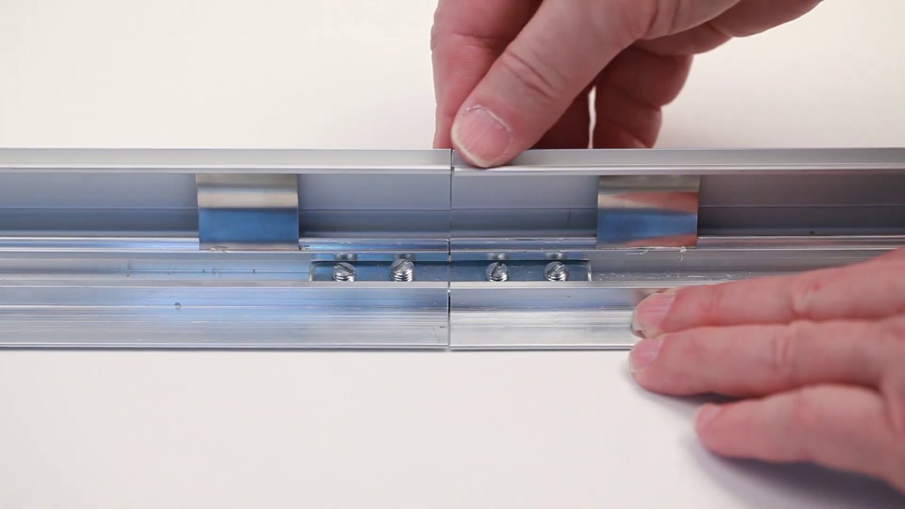 Demo Snap Frame Joiners For Connecting Long Snap Frame Sections - YouTube