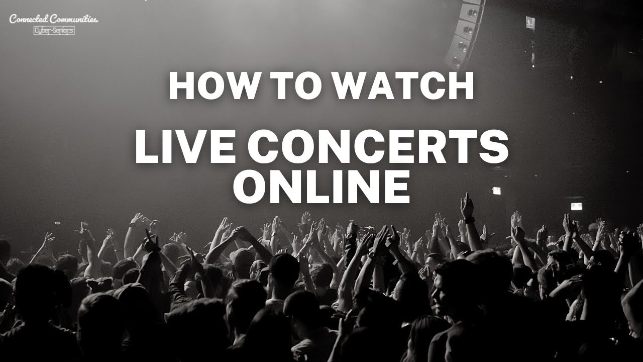 How to Watch Live Concerts Online - YouTube