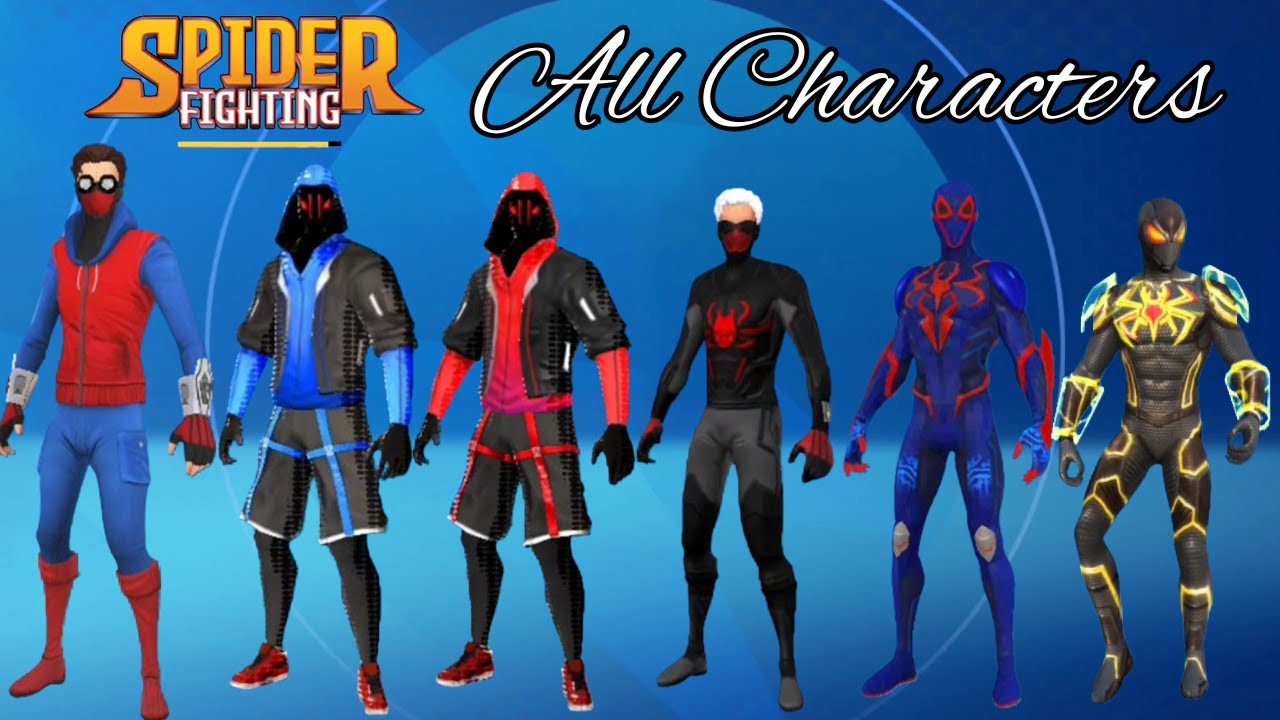 All Skins Showcase | Spider Fighting: Hero Game - YouTube