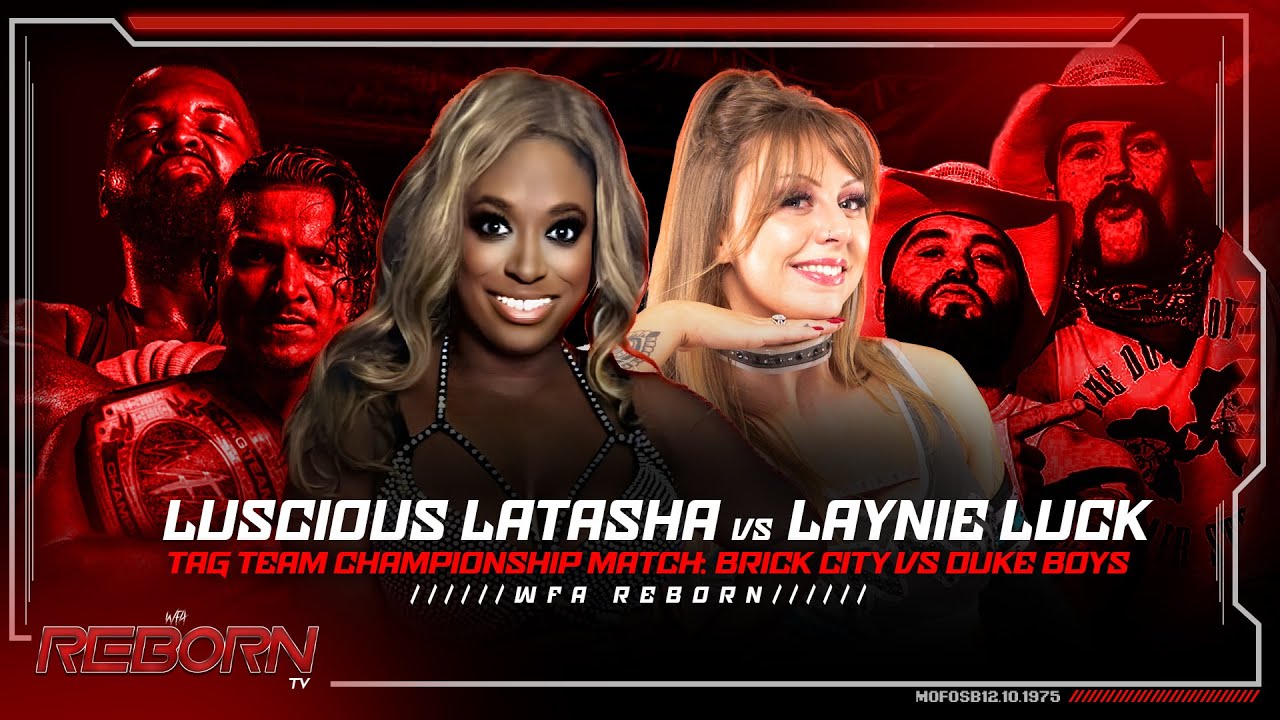 WWE ID Champion Laynie Luck Vs Luscious Latasha & Tag Team Championship ...
