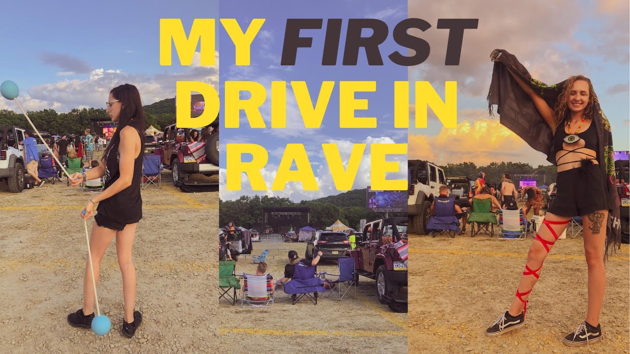 DRIVE IN RAVE VLOG - YouTube