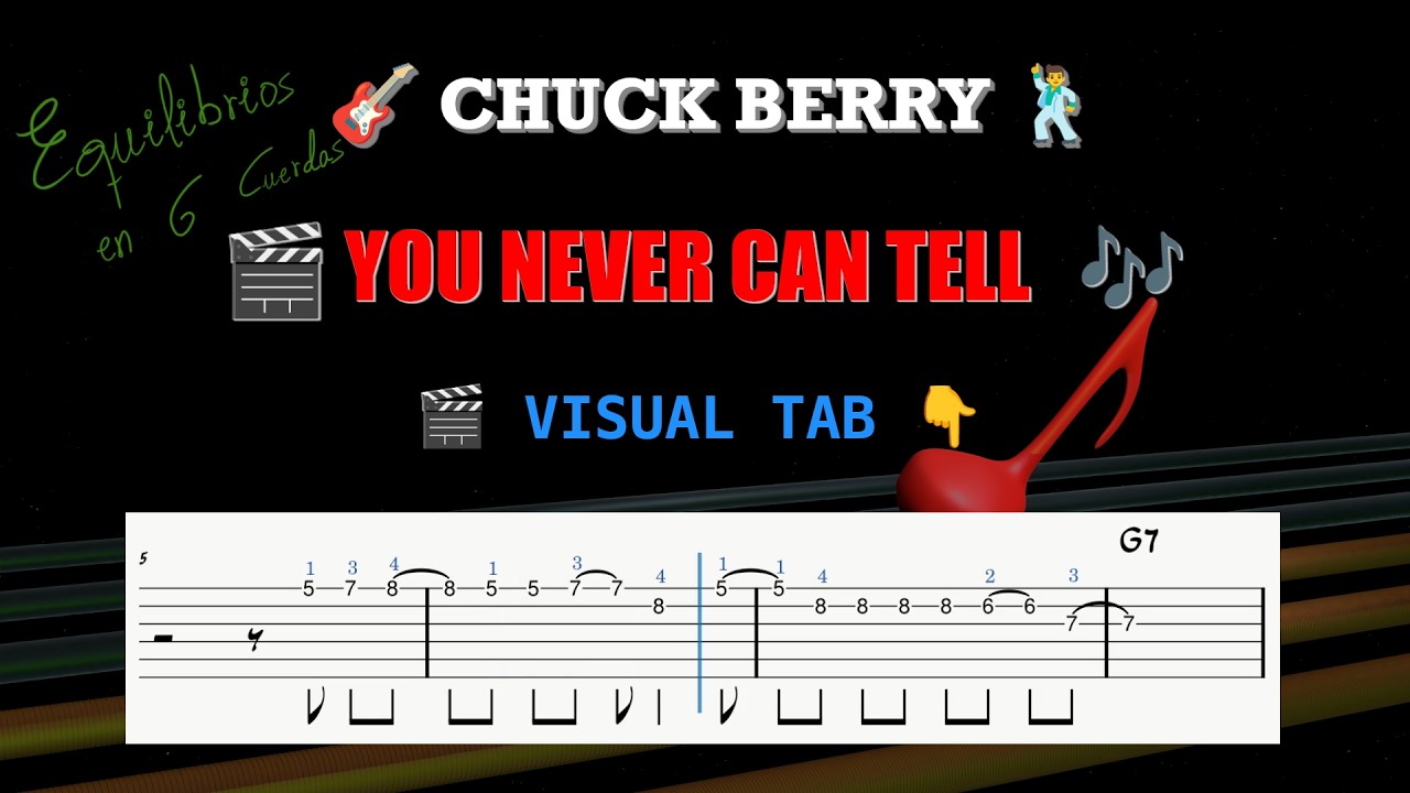 Chuck Berry - You Never Can Tell | Visual Tab (Vocal Melody) / Video ...