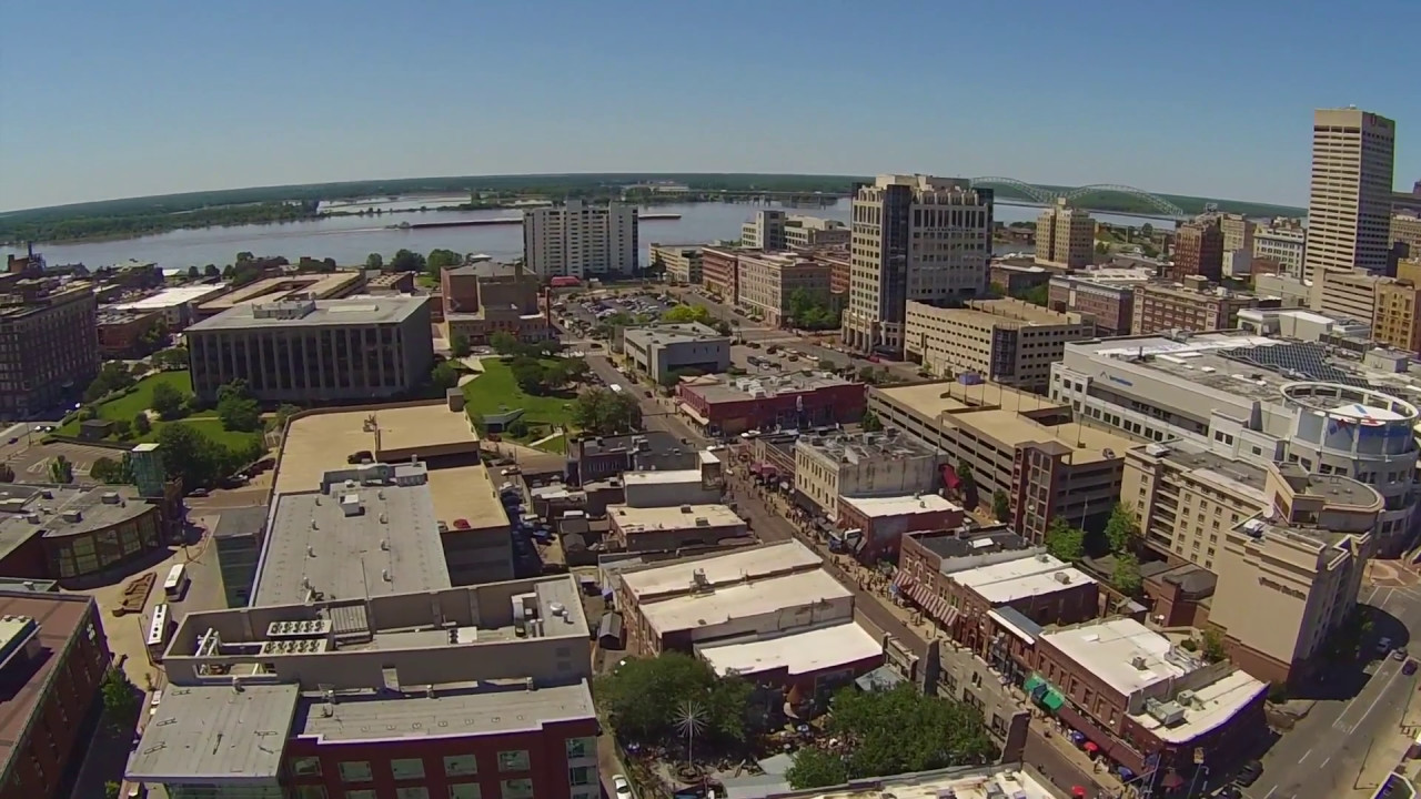 Downtown Memphis From Drone - YouTube