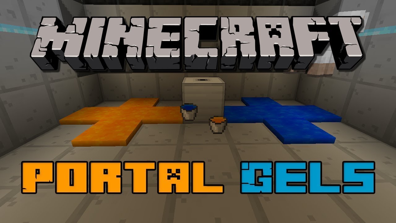 Обзор модов Minecraft #20 Gels Plus - Portal 2! - YouTube