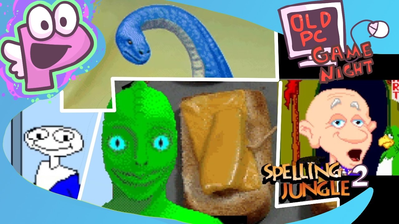 Old PC Game Night (Dinosaur Night & Spelling Jungle pt.2) - Panoots ...