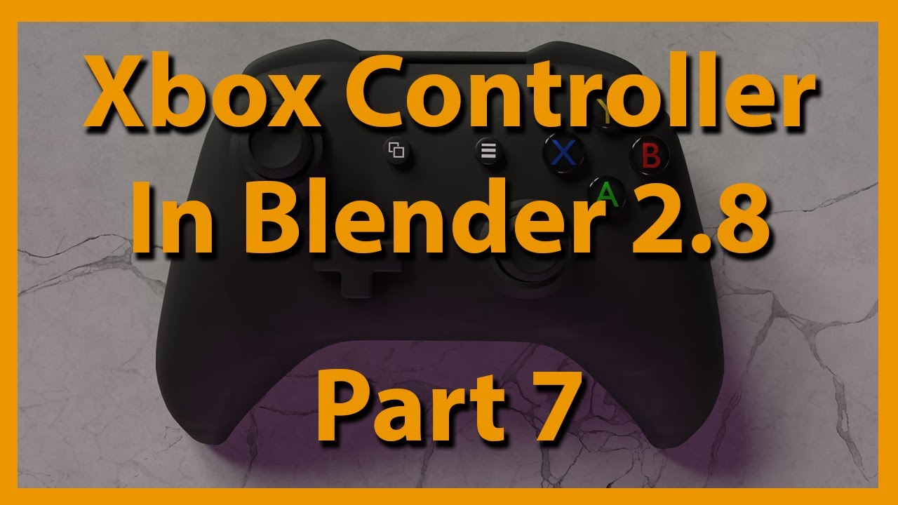 3D Model an Xbox One Controller in Blender (Blender 2.8) - Part 7 Final ...