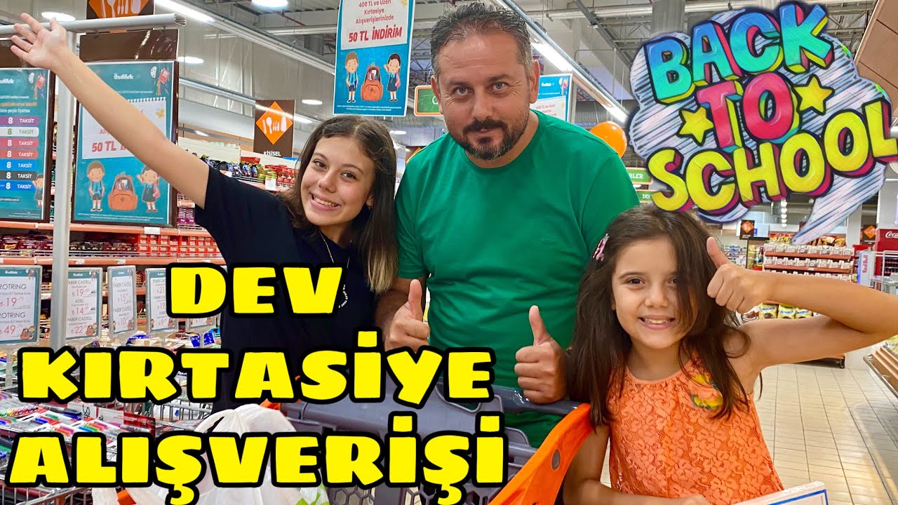 OKULA DÖNÜŞ 2022 DEV Kırtasiye Alışverişi ÖZDİLEK Okul Alışverişi Back To School - YouTube