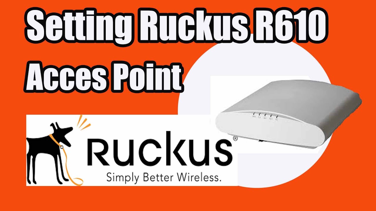 cara setting ruckus acces point - R610 - YouTube