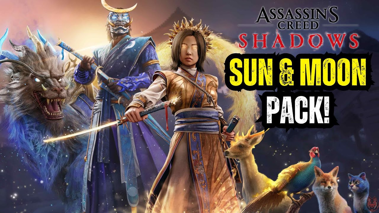 SUN and Moon Helix Pack ITEMS Assassin's Creed Shadows - YouTube