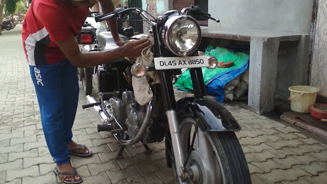 Old bullet CI engine body polish only Rs ₹15 - YouTube