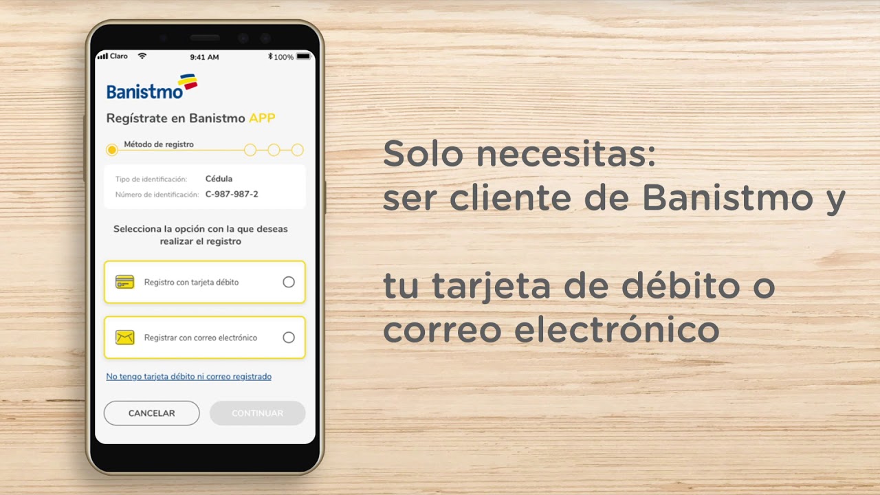 Banistmo App - Registro - YouTube