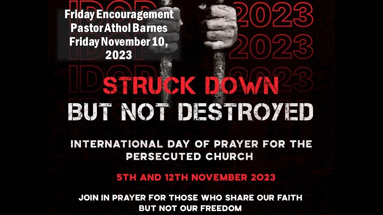 Friday Encouragement November 10 2023 - YouTube