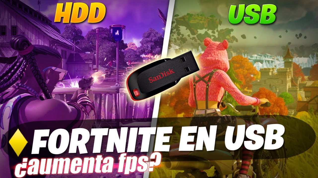 memoria USB para jugar FORTNITE 🔥¿Mejor que un ssd?🔥 - YouTube