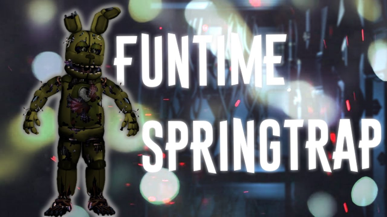 [FNAF | Speed Edit] Making Funtime Springtrap - YouTube