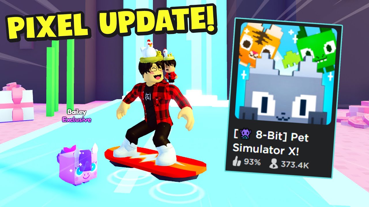 Roblox - Thế Giới Pixel Trong Pet Simulator X! - YouTube