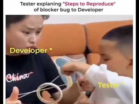 how tester explained coder to solve bugs - YouTube