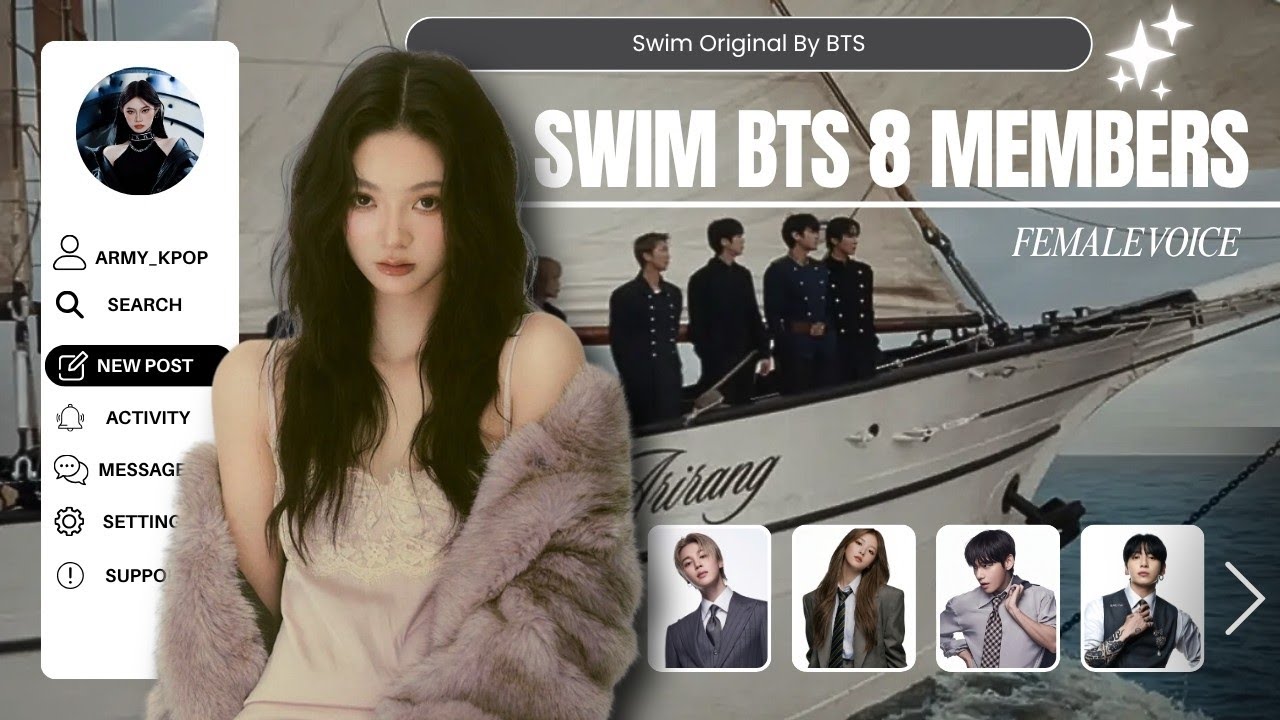 BTS (방탄소년단) 'Swim' MV | 8th Member With Female Voice | ARMY_Kpop - YouTube