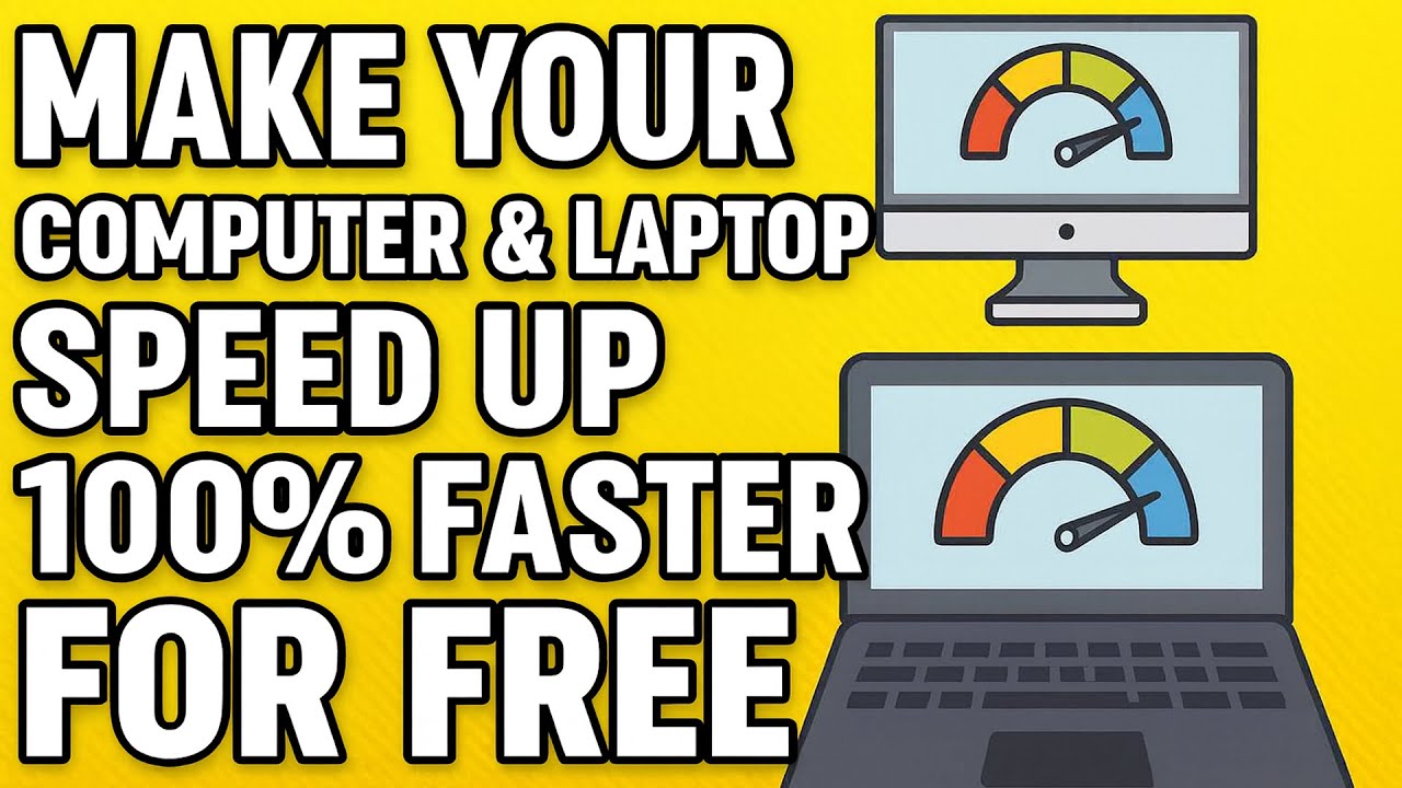Make Your Computer & Laptop Speed Up 100% Faster for FREE | How to ...