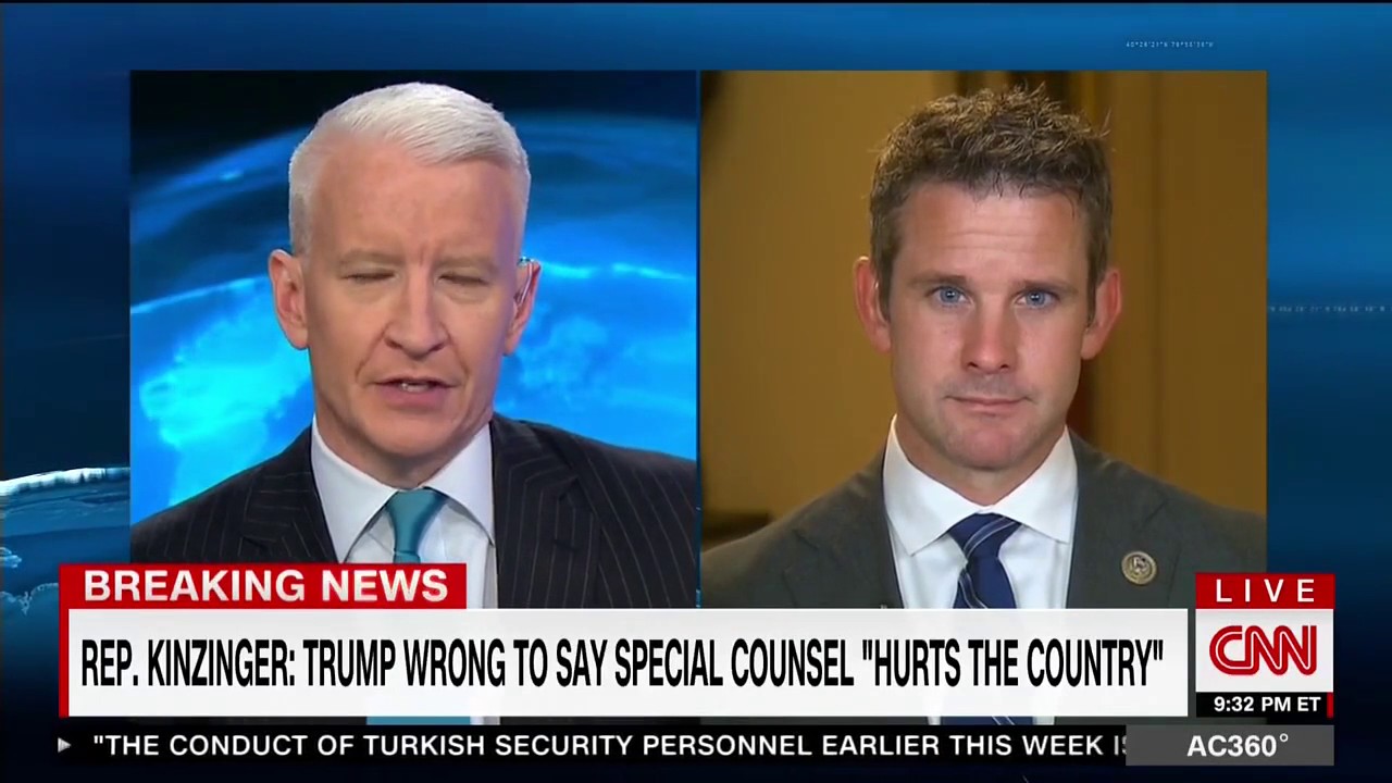 5.18.17 Rep. Kinzinger joins Anderson Cooper on CNN (AC 360) - YouTube
