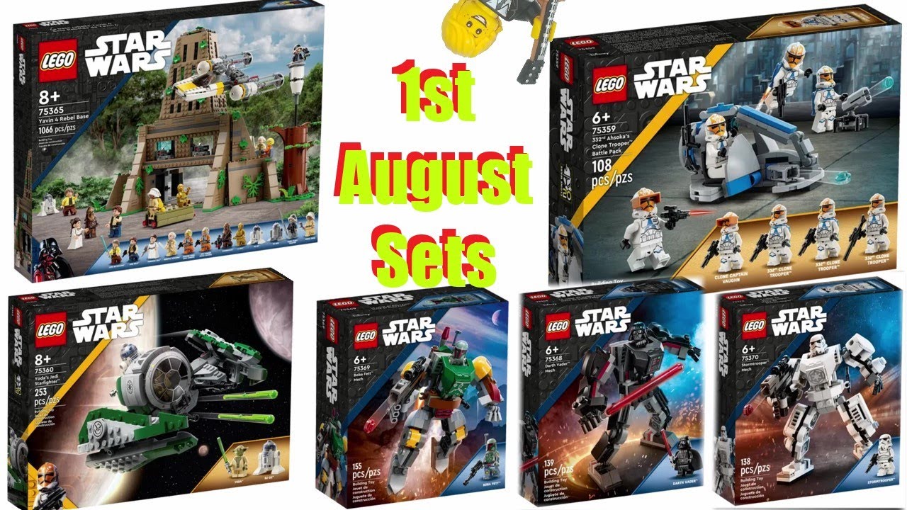 Lego Star Wars August 1st SETS - YouTube