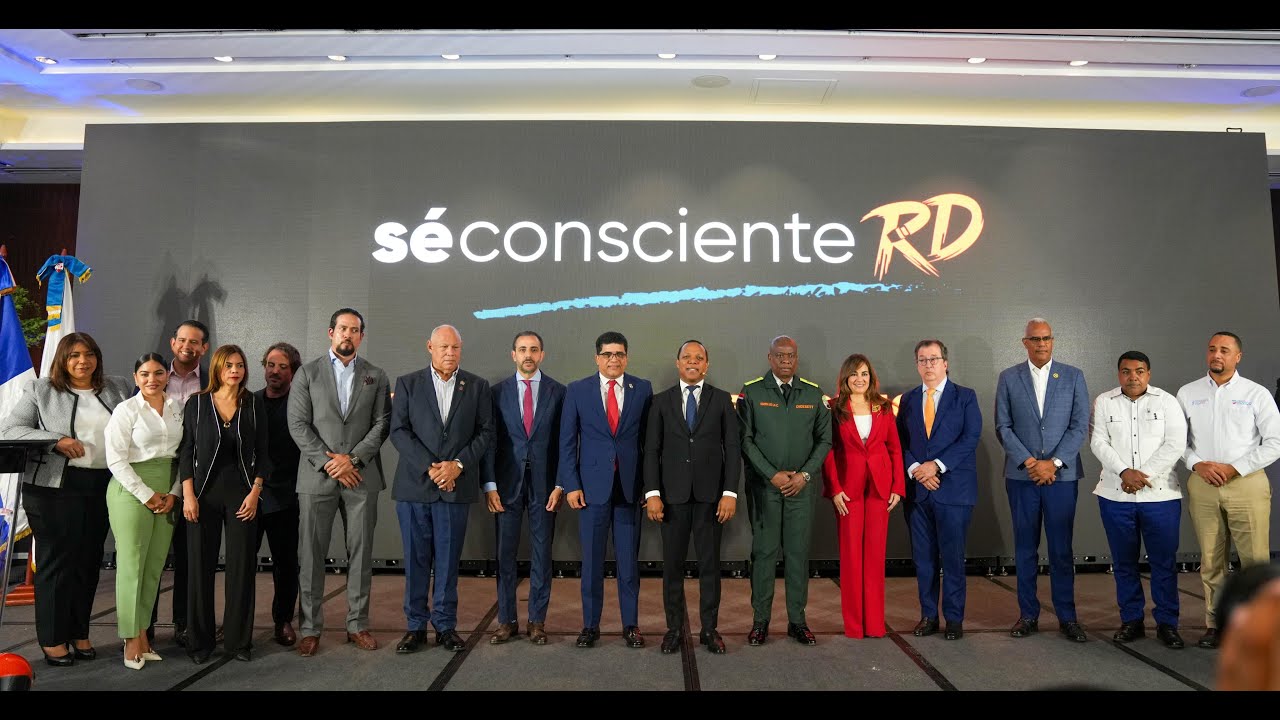 Lanzamiento campaña “Sé Consciente RD” - YouTube