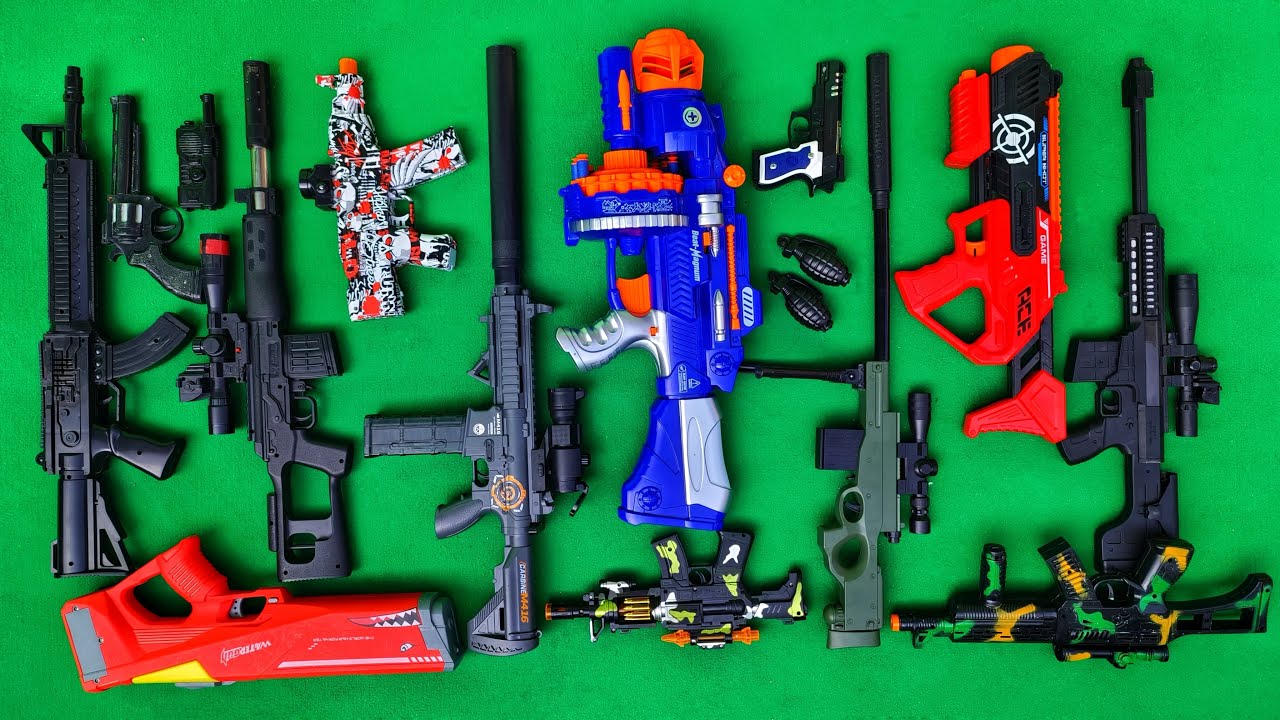 Collecting Beat Magnum Nerf Gun,Sniper Gun,Nerf War, Army Gun,Roler ...