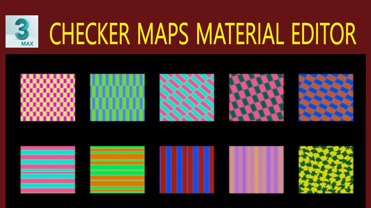 Checker Map 3ds Max Tutorial | Tamil | SMT - YouTube