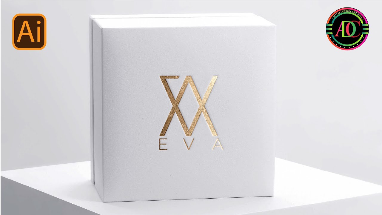 How To Make Unique EVA Letter Logo Design In Adobe Illustrator Bangla ...