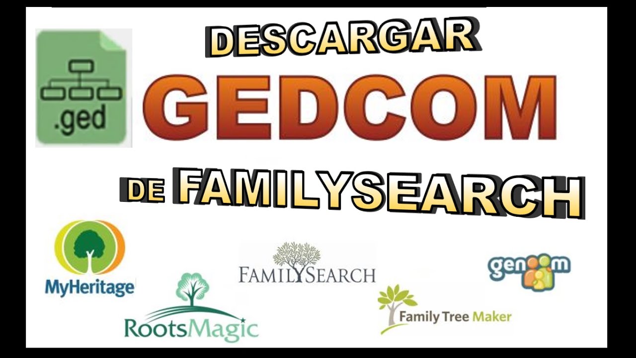 Tips de Genealogía - Descagar GEDCOM de FamilySearch - YouTube